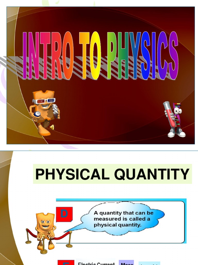 Chap 1 Introduction To Physics | PDF