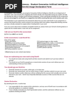 PolyU GenAI Honour Declaration Form | PDF