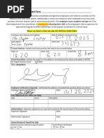 Kronos Time Edit Request Form | PDF | Signature | Authentication