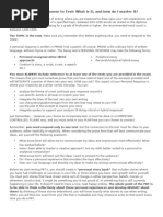 Crafting a Personal Response Essay | PDF | Thought | Feeling