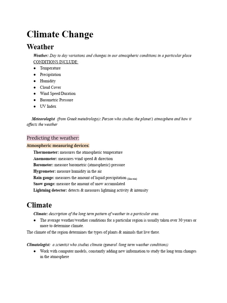 SNC2DP Climate Change_ Valli L | PDF | Greenhouse Effect | Greenhouse Gas