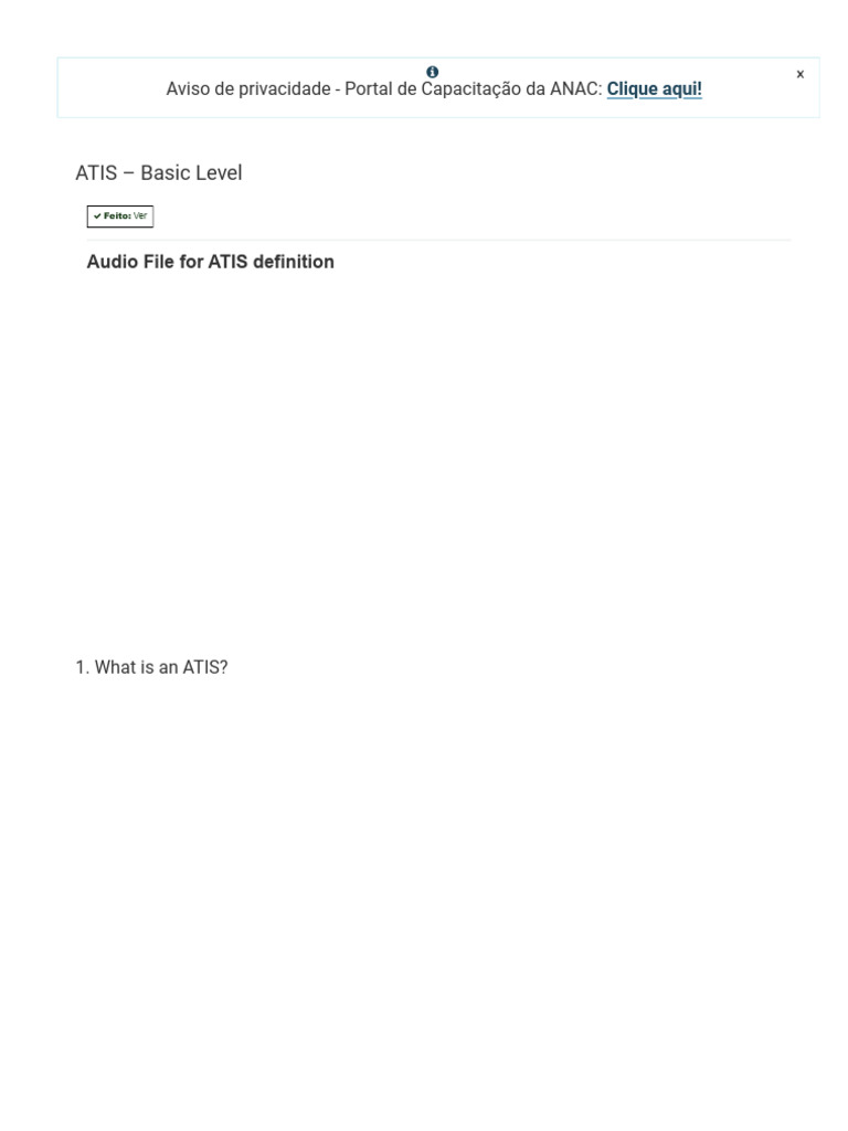 ATIS – Basic Level_ What is an ATIS | PDF