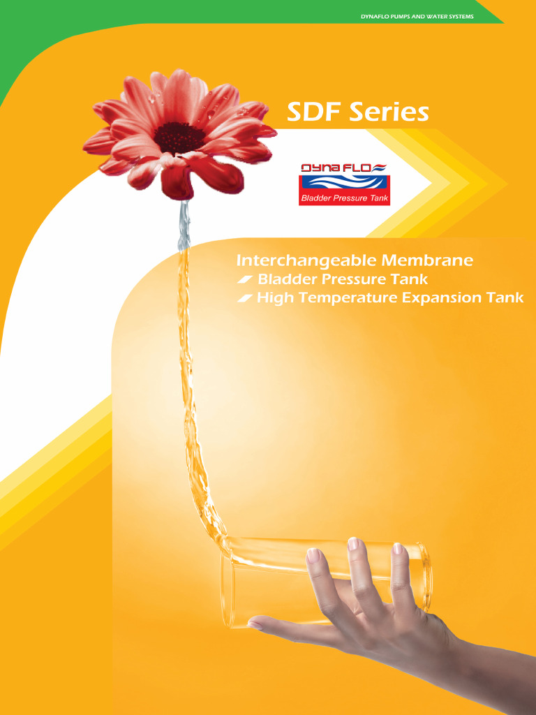 Dynaflo - SDF - Series Bladder Tank Sdf50010v | PDF