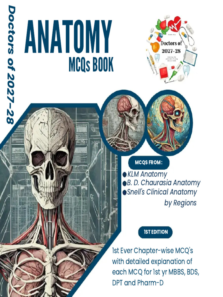 1st Year Anatomy Chapter Wise MCQ Book Updated Review 1 | PDF | Human ...