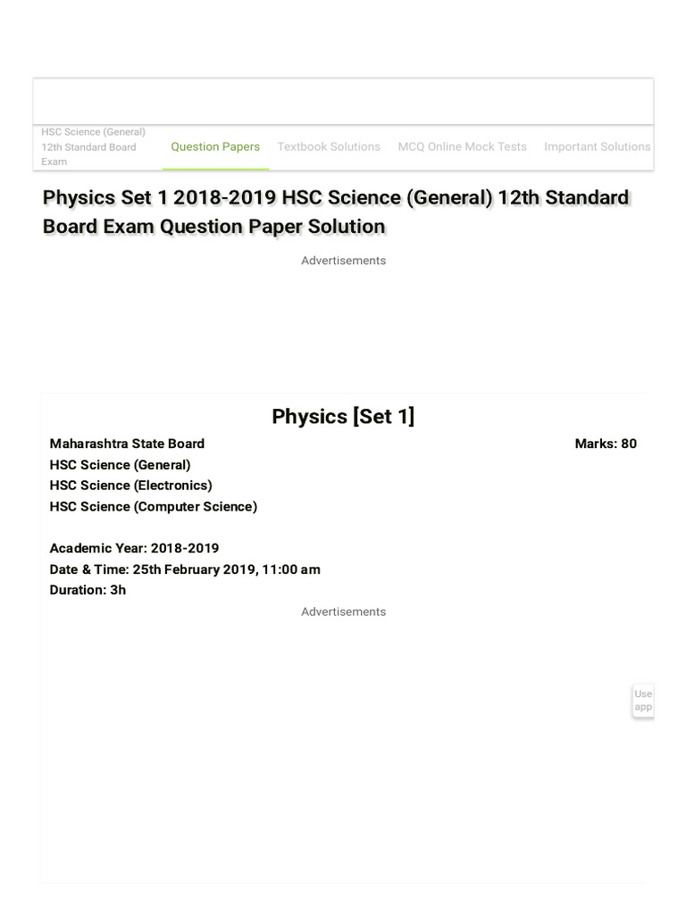 Physics 2018-2019 HSC | PDF | Waves | Resonance