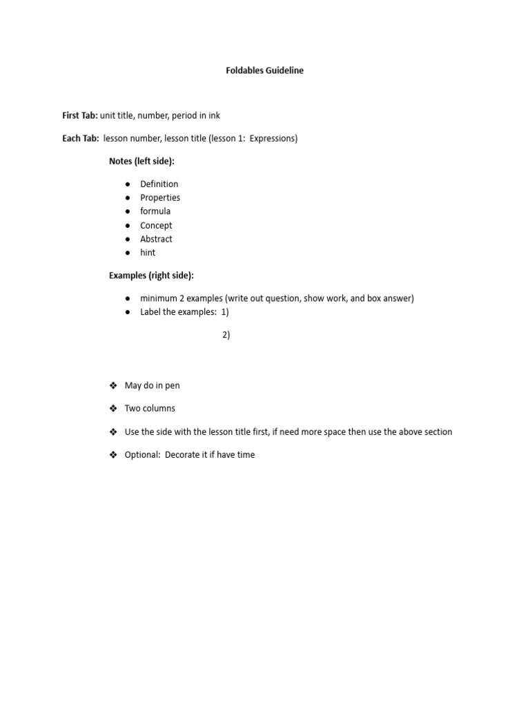 Foldables Guideline (1) | PDF