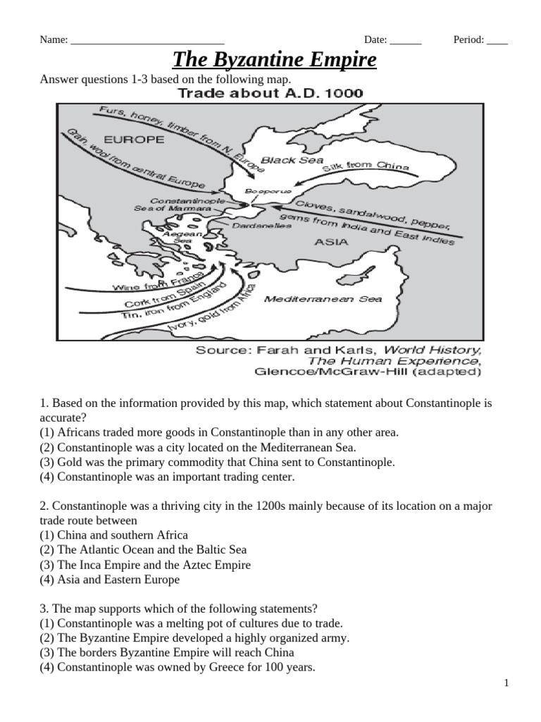 Byzantine Empire Analysis | PDF | Slavs | Eastern Orthodox Church