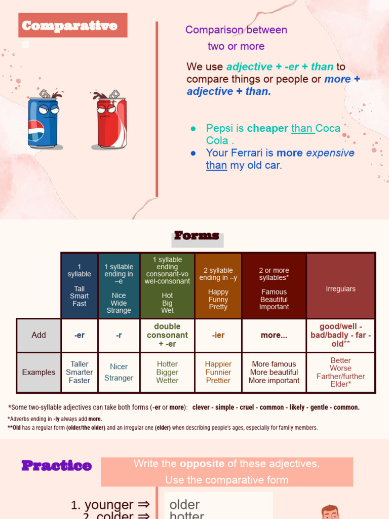 Week 2 - Comparatives and Superlatives | PDF | Languages | Foreign ...