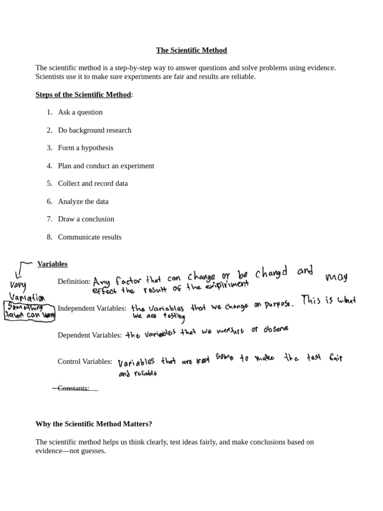 The Scientific Method | PDF