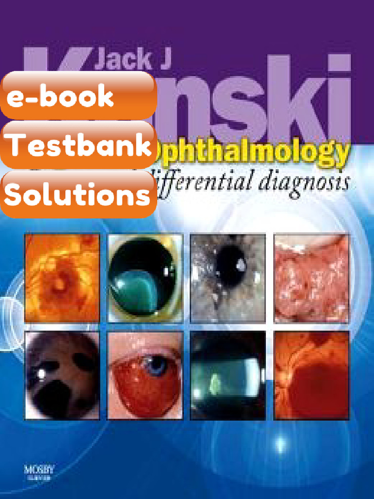 Testbank Signs in Ophthalmology Causes and Differential Diagnosis ...