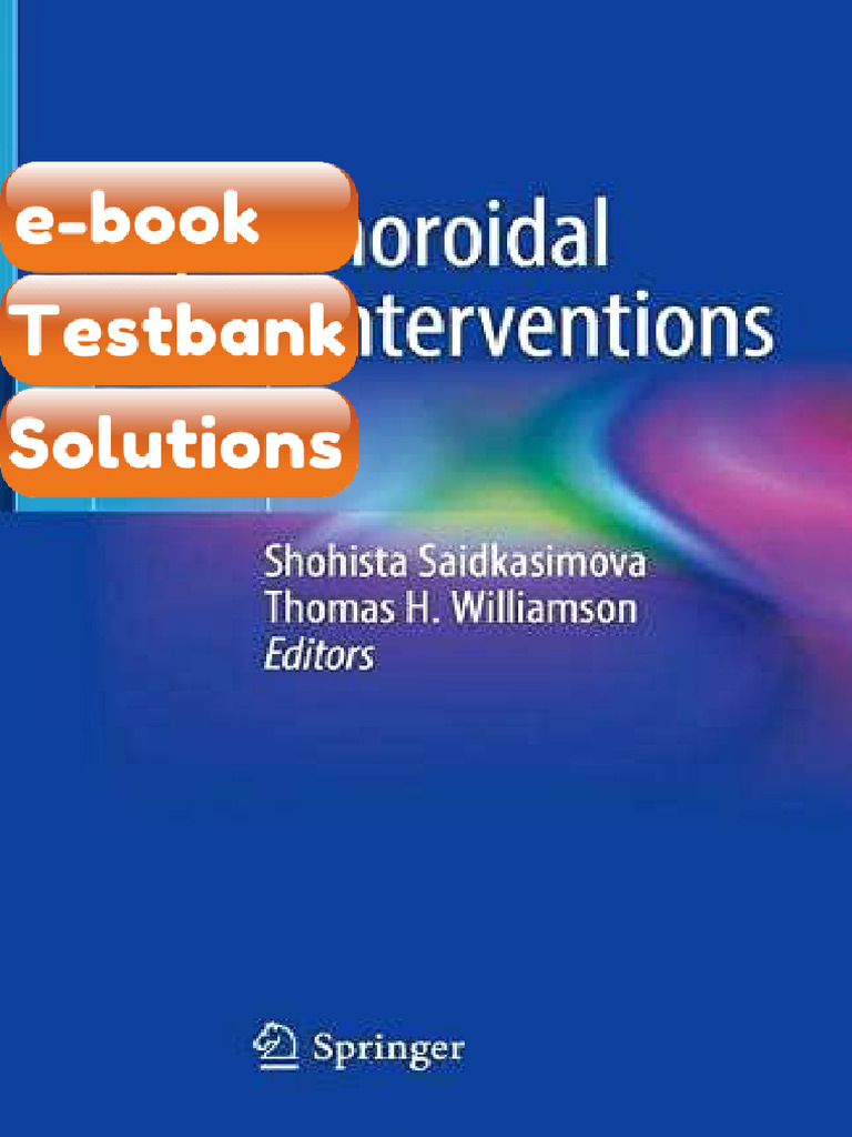 Testbank Suprachoroidal Space Interventions Fast Download | PDF ...