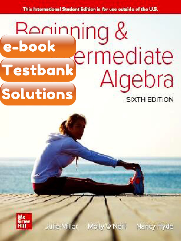 Testbank ISE eBook Beginning and Intermediate Algebra 6th Edition by ...