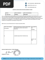 Non-Hazardous Cargo Certification Form | PDF | Law