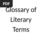 English Language Subject Terminology List | PDF | Poetry | Narration