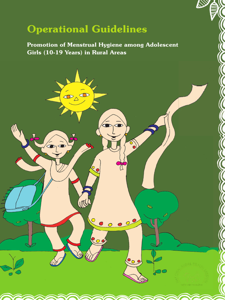 MHS Operational Guidelines | PDF | Menstruation | Sanitation