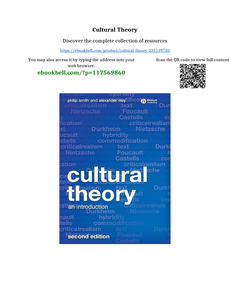 Cultural Theory Full | PDF | Scatter Plot