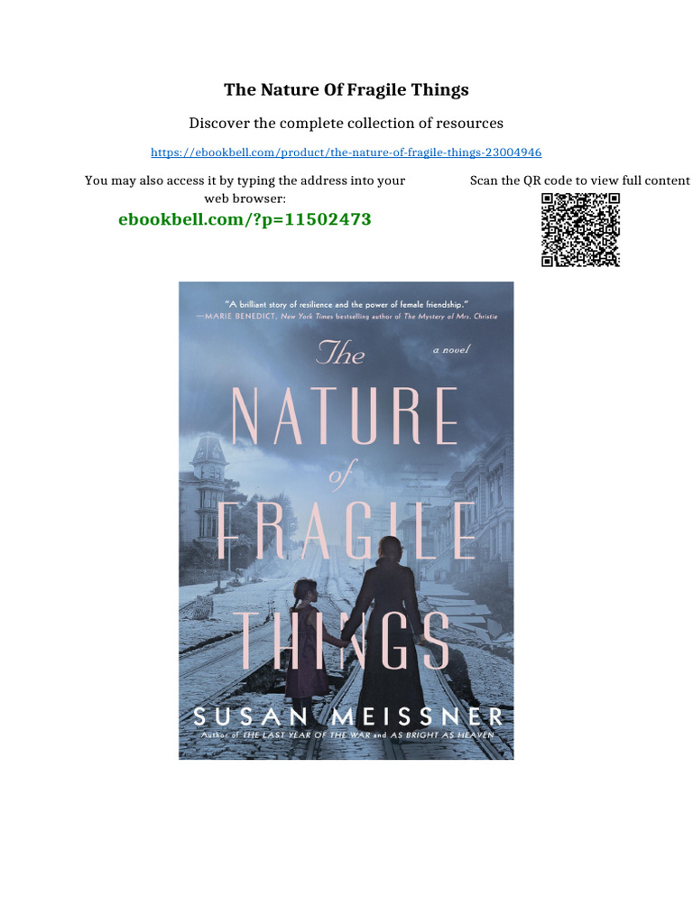 The Nature of Fragile Things full | PDF | Intellectual Property ...