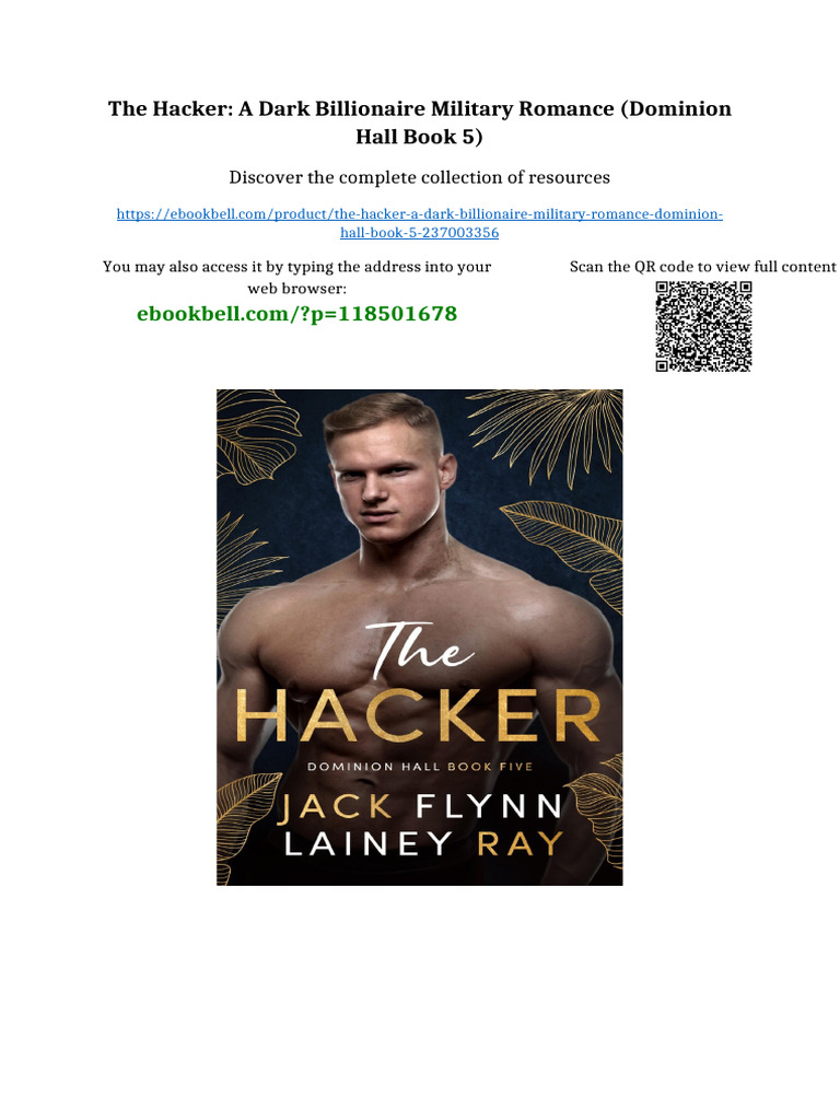 The Hacker: A Dark Billionaire Military Romance (Dominion Hall Book 5 ...