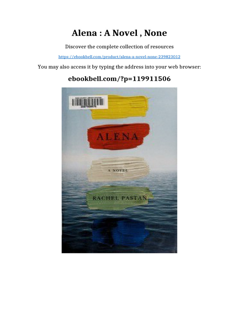 Alena : a novel , None available full chapters | PDF