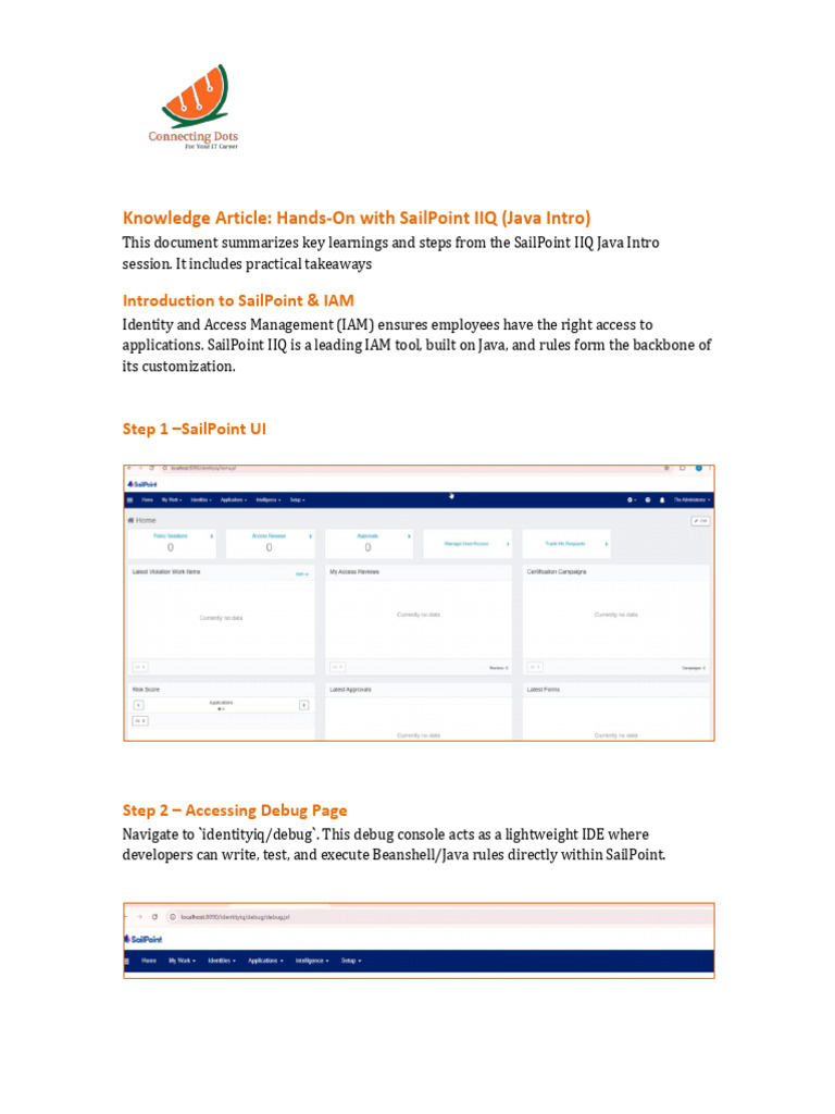 Create Rule in SailPoint IdentityIQ | PDF