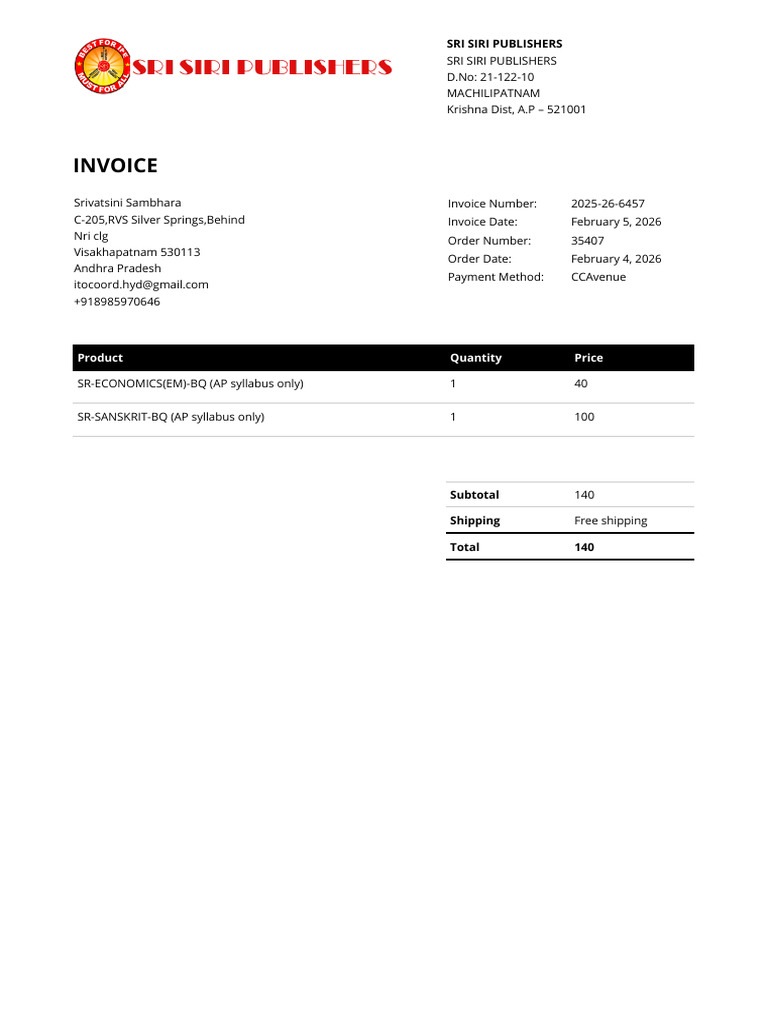 invoice-2025-26-6457 | PDF