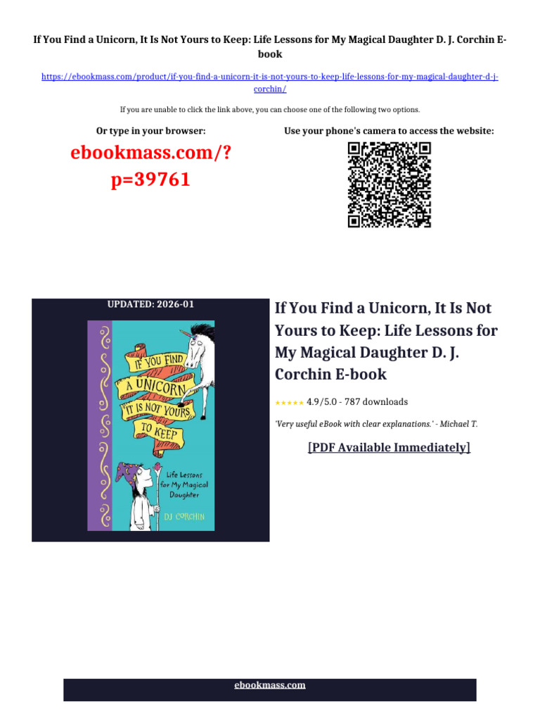 If You Find a Unicorn, It Is Not Yours to Keep: Life Lessons for My ...