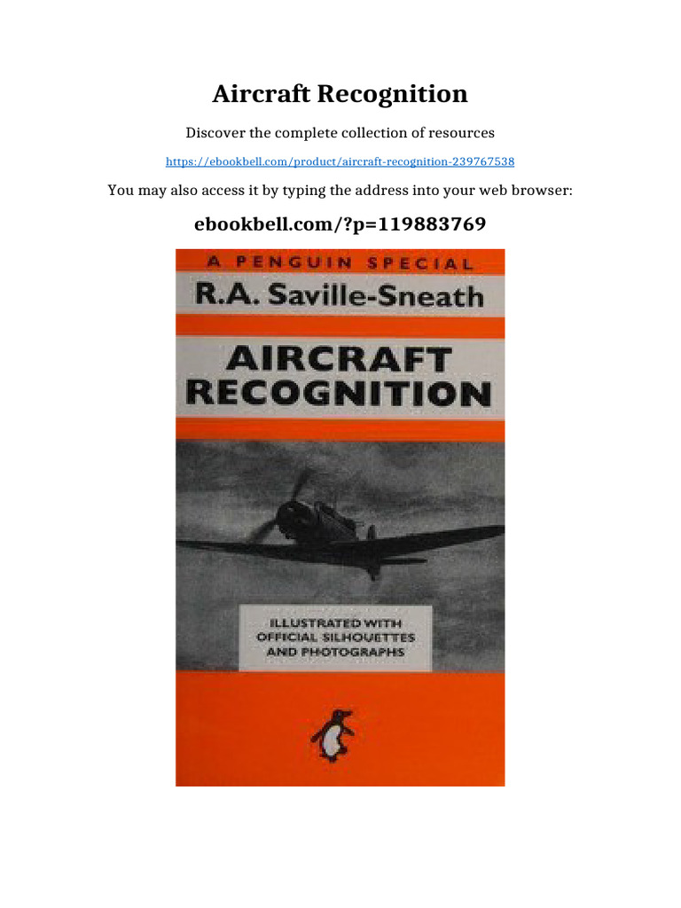 Aircraft recognition sample | PDF | Intellectual Property