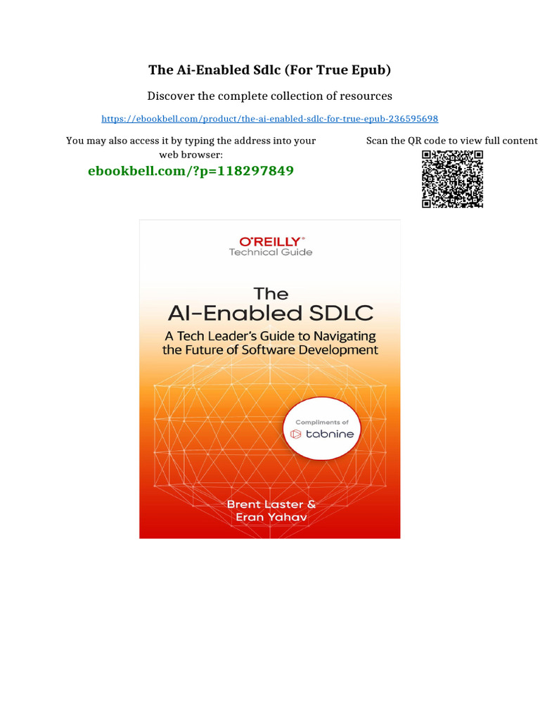 The AI-Enabled SDLC (for True Epub) download full chapters | PDF