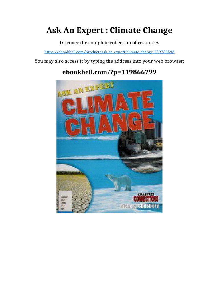 Ask an expert : climate change sample | PDF | Intellectual Property ...