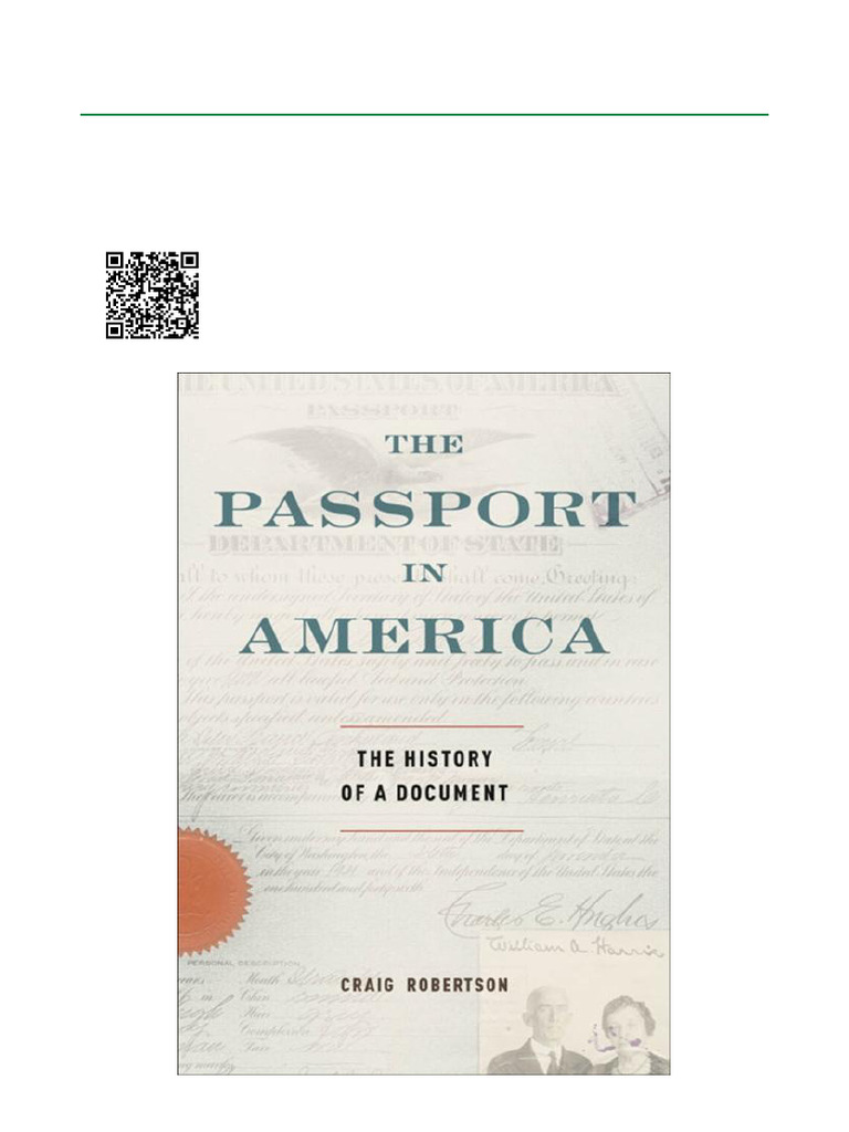 The Passport in America The History of a Document ISBN 9780199927579 ...
