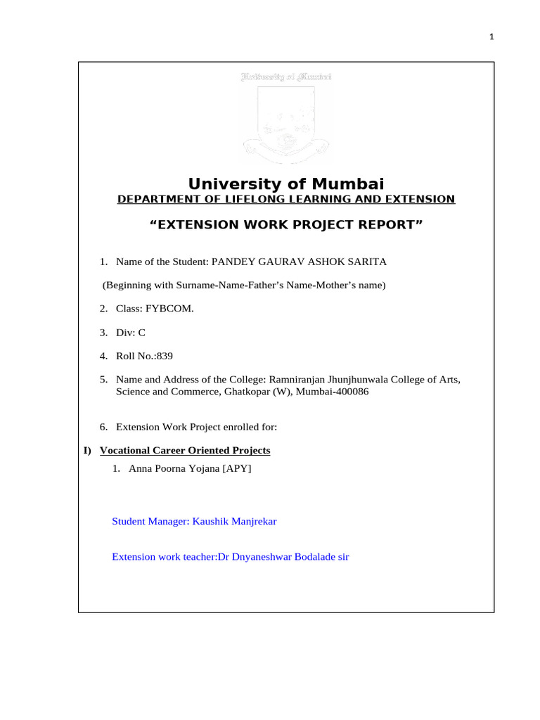 APY Project_report (Gaurav Pandey)_2025_26 Dlle Apy | PDF | Human ...