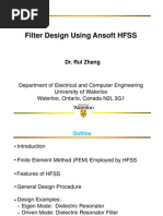 ANSYS HFSS Tutorial PDF | PDF | Finite Element Method | Antenna (Radio)