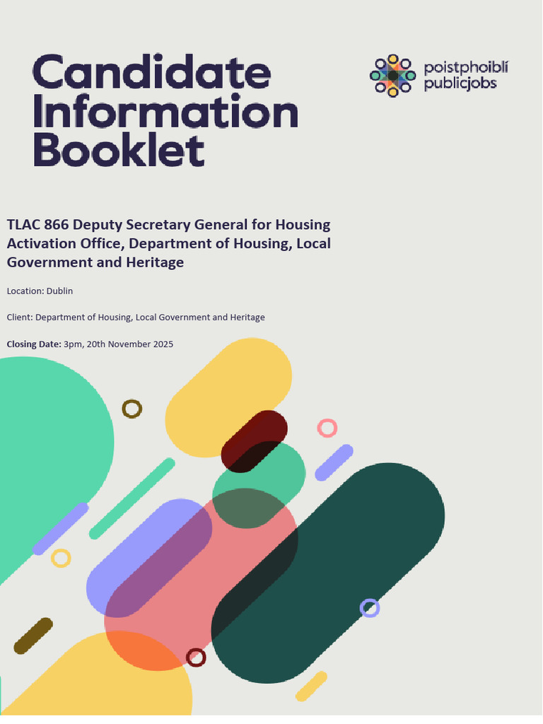TLAC 866 - Final Information Booklet, Deputy Secretary General For ...