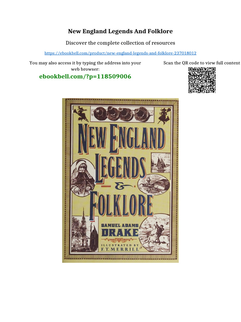 New England Legends and Folklore Full Access | PDF | Analytics | Water