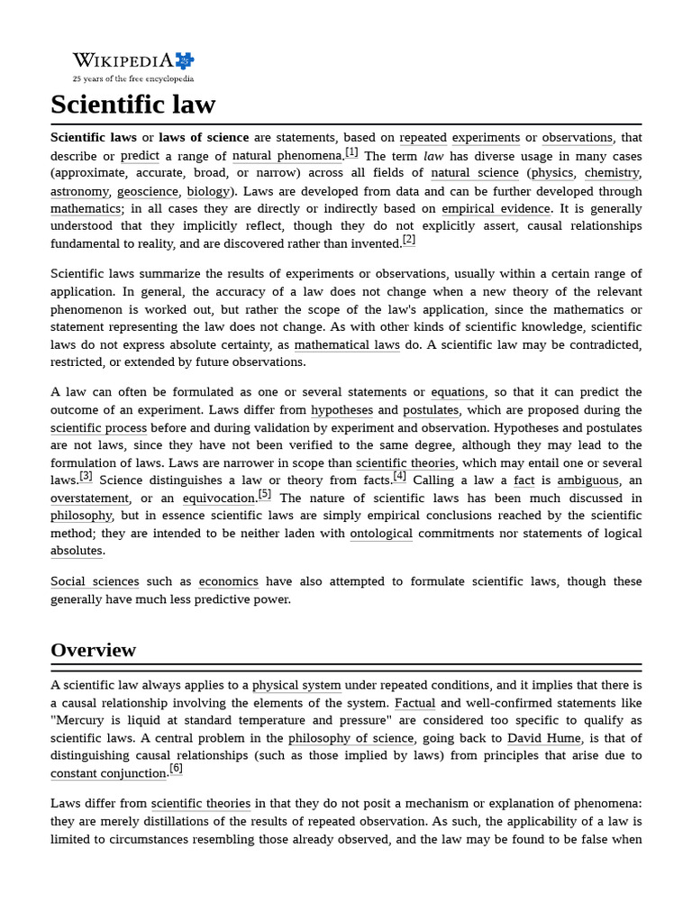 Scientific_law | PDF | Lagrangian Mechanics | Schrödinger Equation