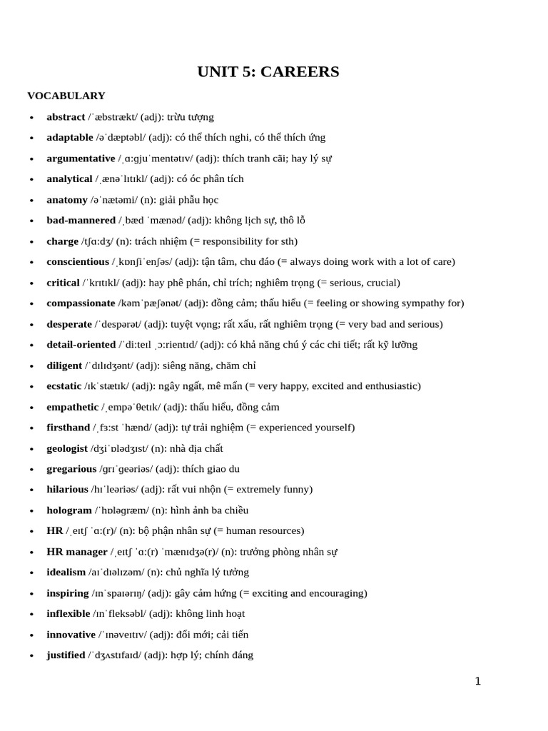 Unit 5 | PDF