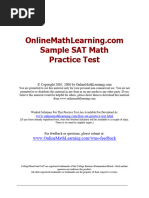 SAT Practice Test #2 Answer Key | PDF | Sat | Qualifications