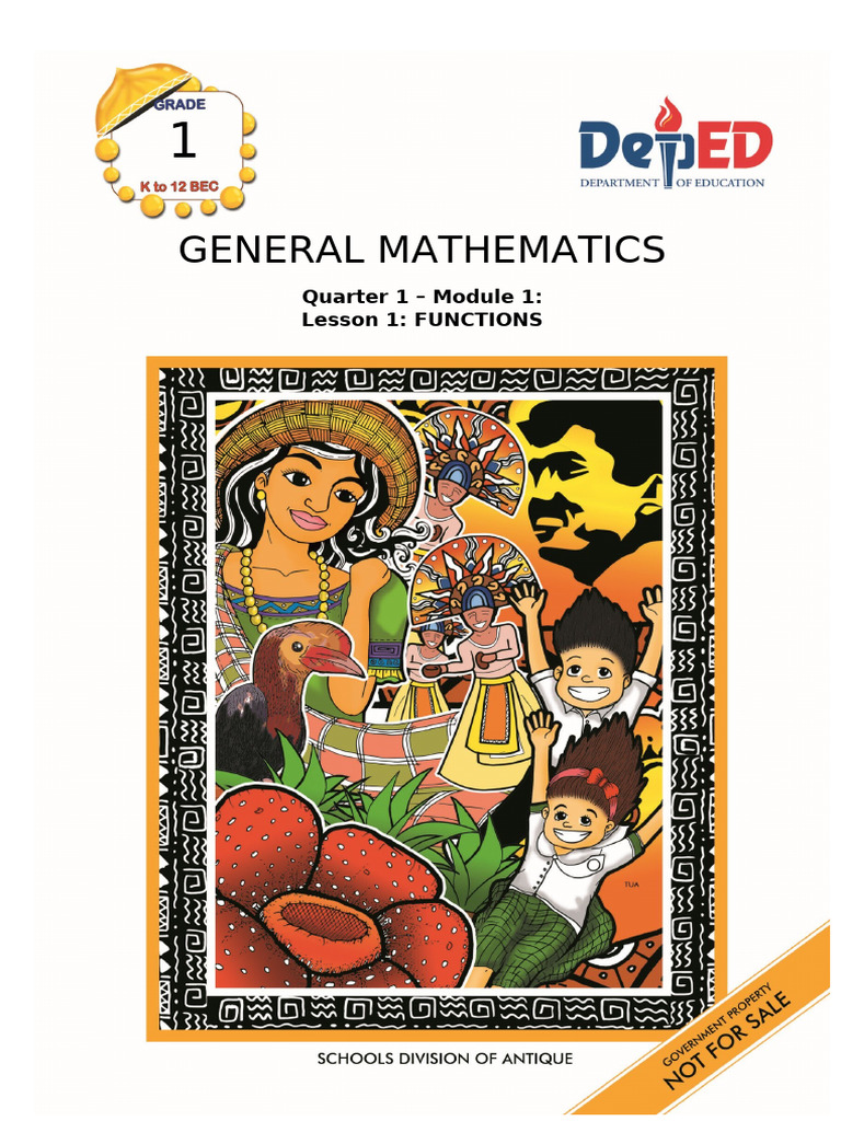 General Mathematics Module 1 Week 1 (2) Rex Author | PDF | Function ...