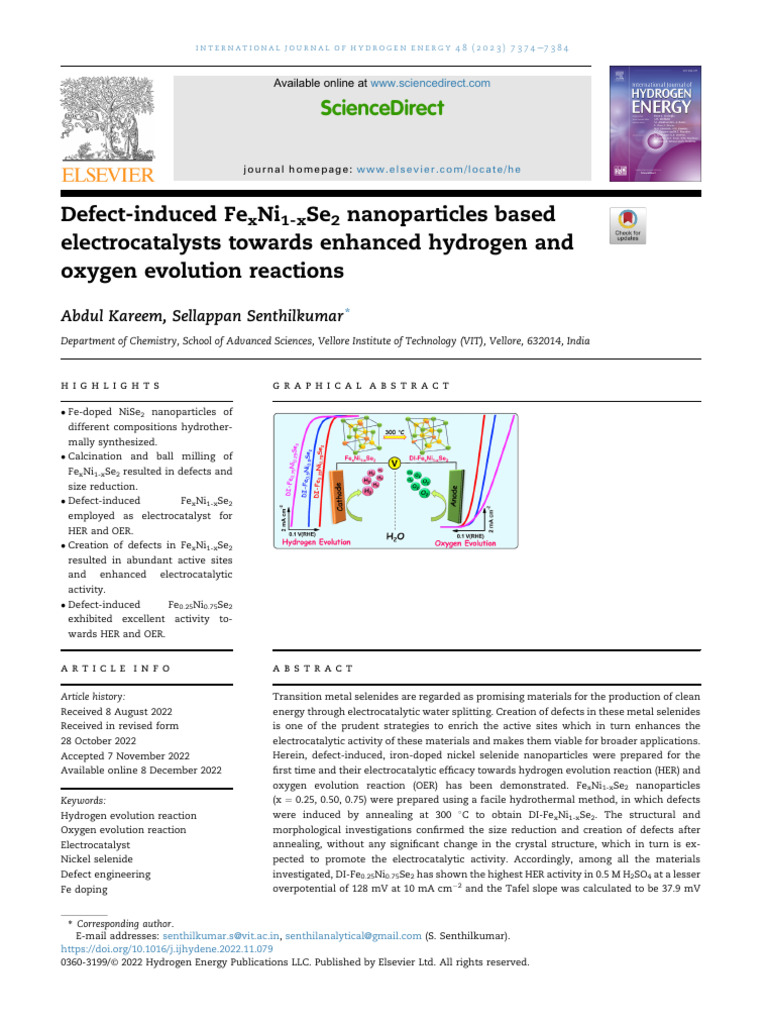International Journal of Hydrogen Energy 2022 If 8.1 | PDF ...
