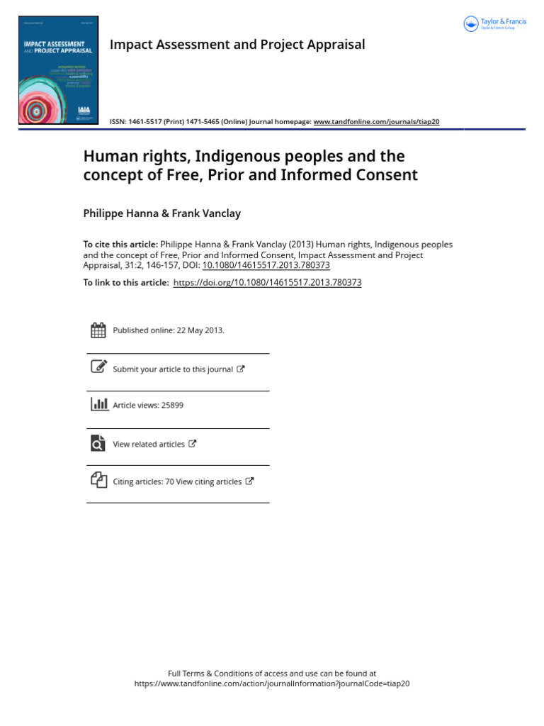 Ples and The Concept of Free Prior and Informed Consent | PDF ...