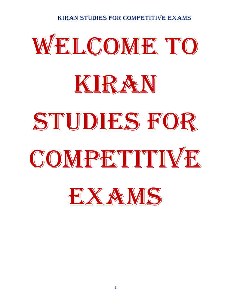 Statics Gk.. for Rrb | PDF