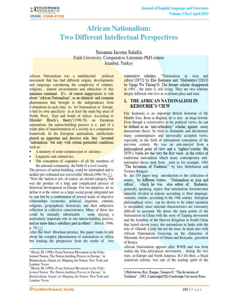 African Nationalism Two Different Intell | PDF | Nationalism | Jesus