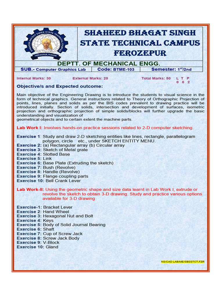 BTME 103 Computer Graphics Lab | PDF | Ellipse | Circle