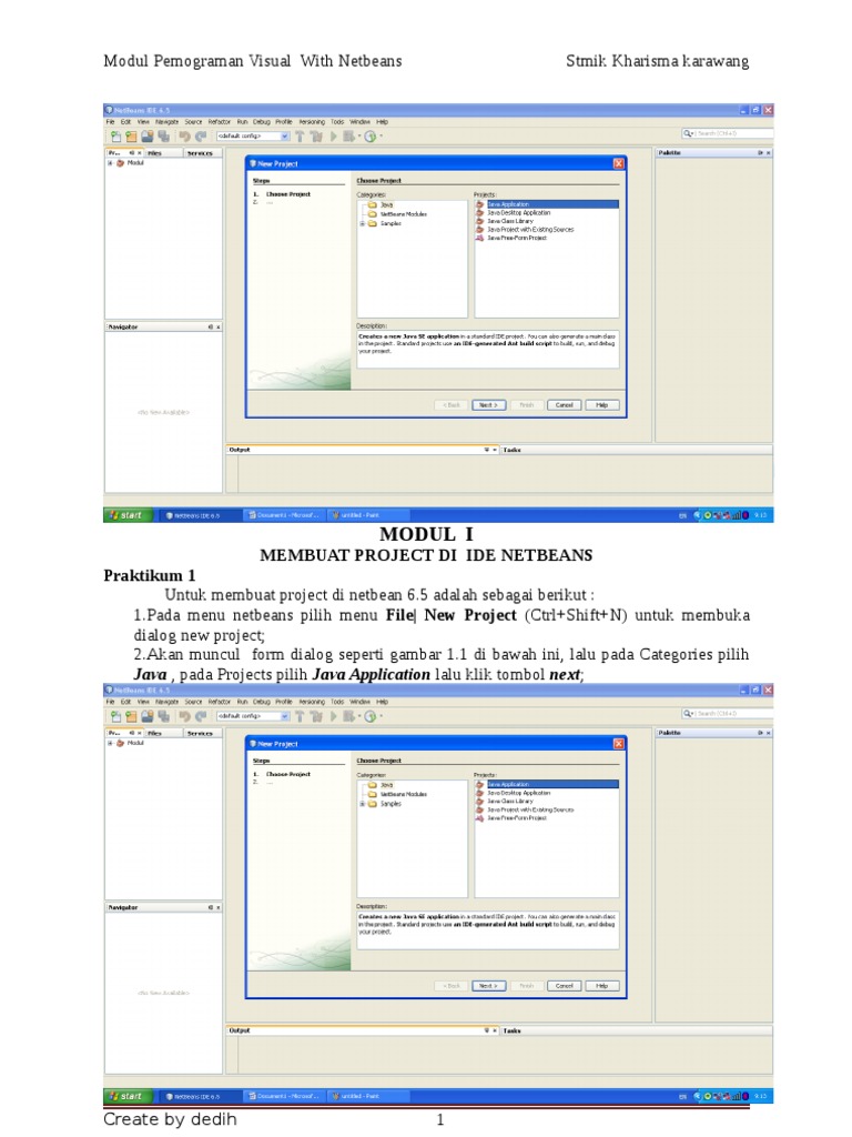 Belajar NETBEANS | PDF