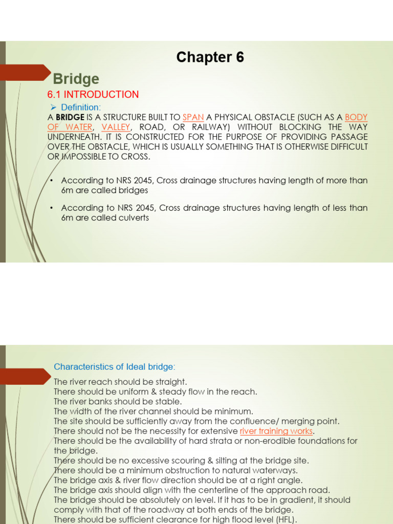 CH 6 Bridge | PDF | Bridge | Truss