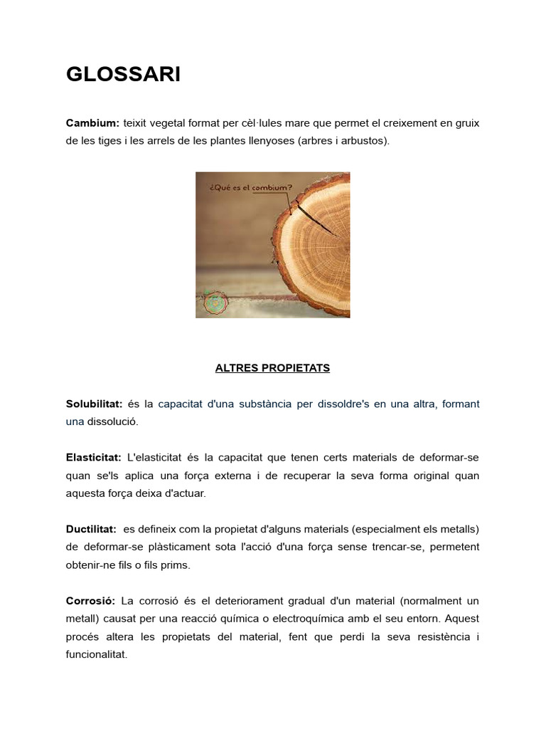 GLOSSARI - Documents de Google | PDF