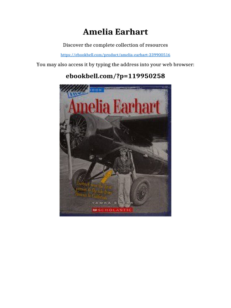 Amelia Earhart Online Reading | PDF | Fair Trade | Pragmatism