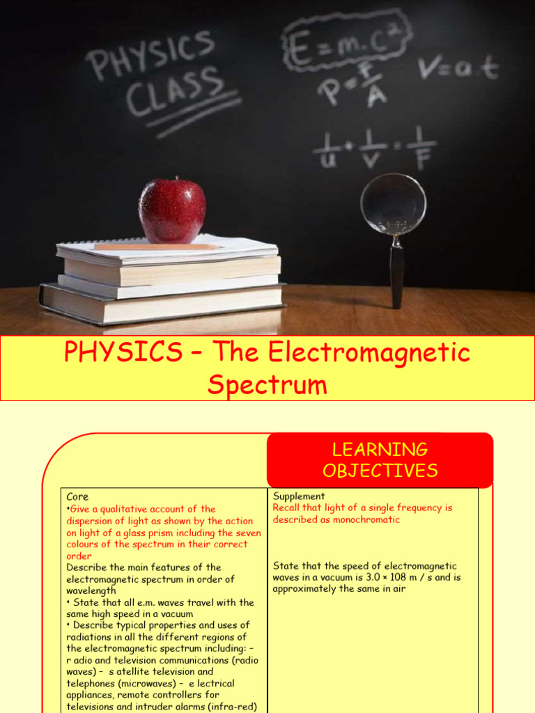IGCSE Physics Topics PDF | PDF | Electromagnetic Spectrum ...