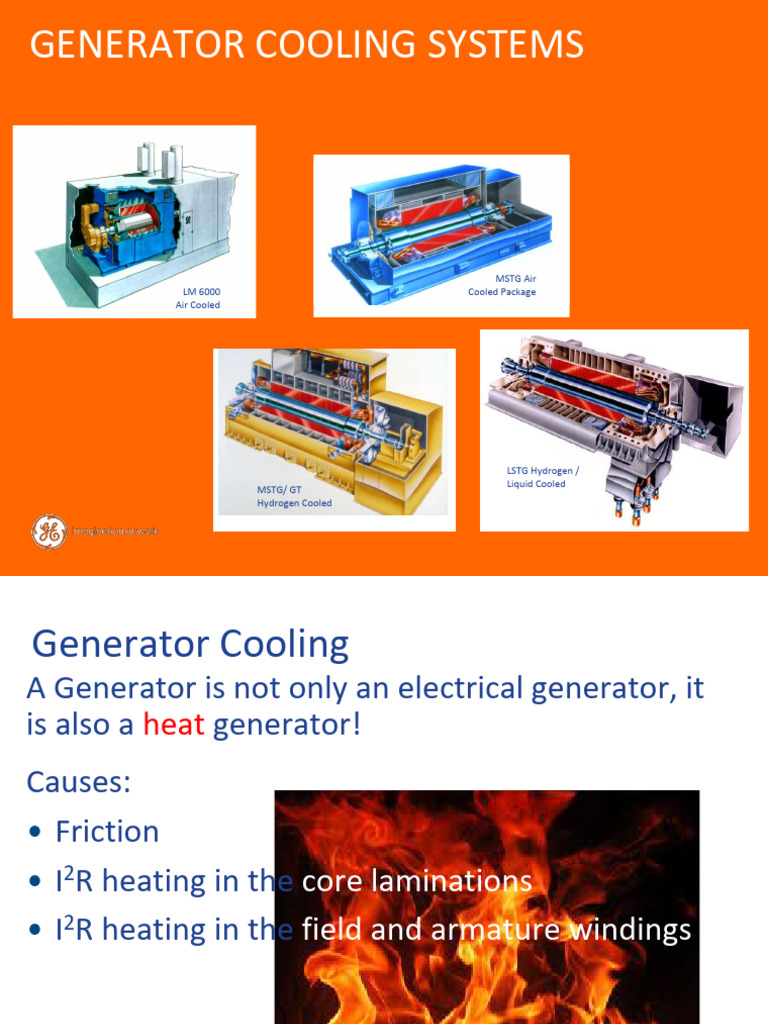 4 - Generator Cooling Systems | PDF | Hydrogen | Electric Generator