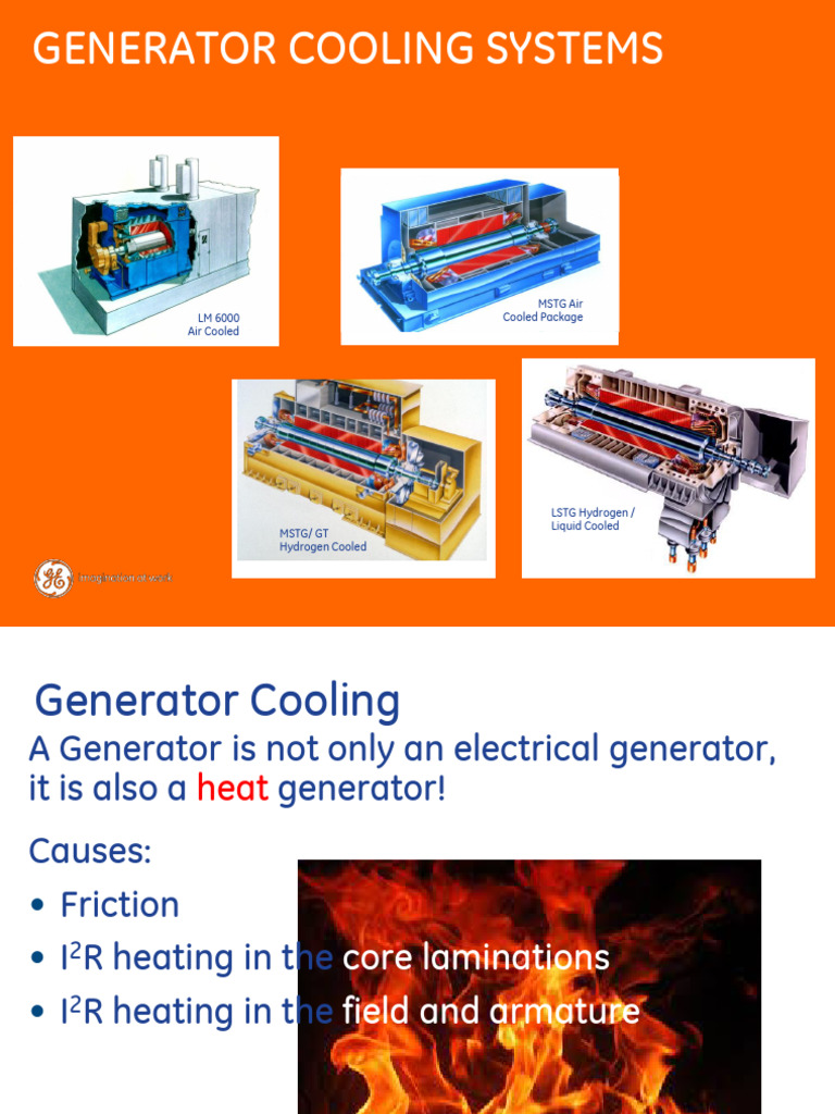 3 - Generator Cooling Systems | PDF | Hydrogen | Electric Generator